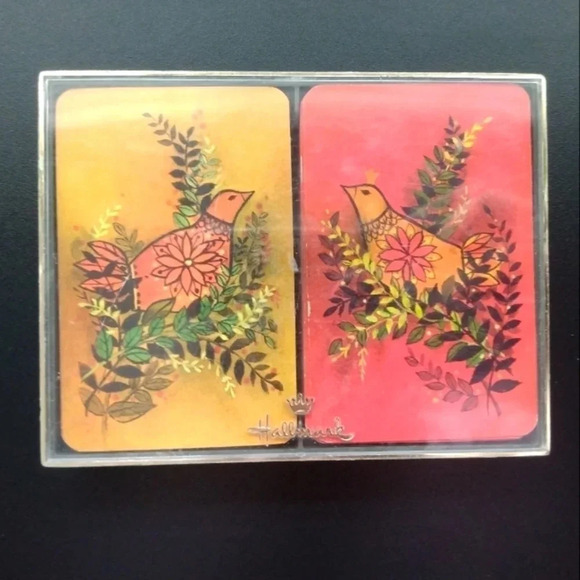 Hallmark | Games | Vintage Hallmark Playing Cards Set2 Decksbridgemid ...